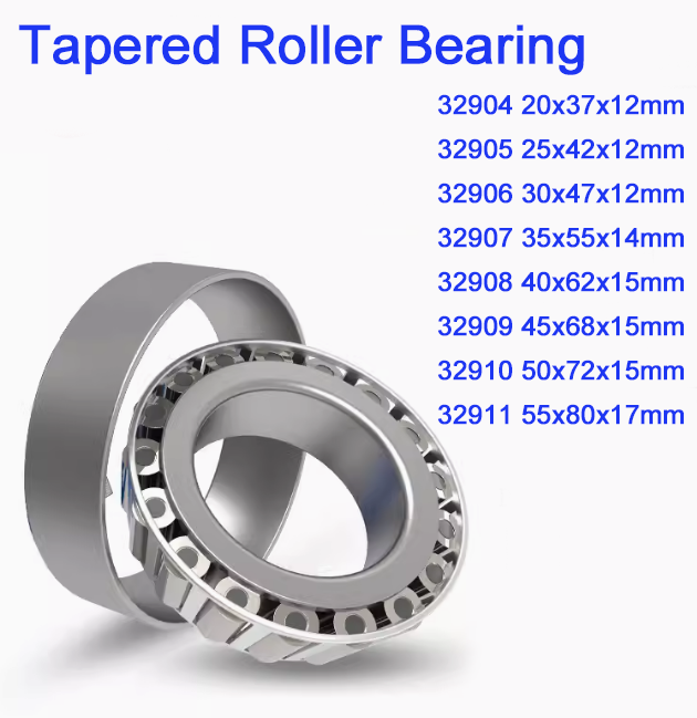 Single Raw Tapered Roller Bearing 32904 32905 32906/7/8/9 32910 32911 ...