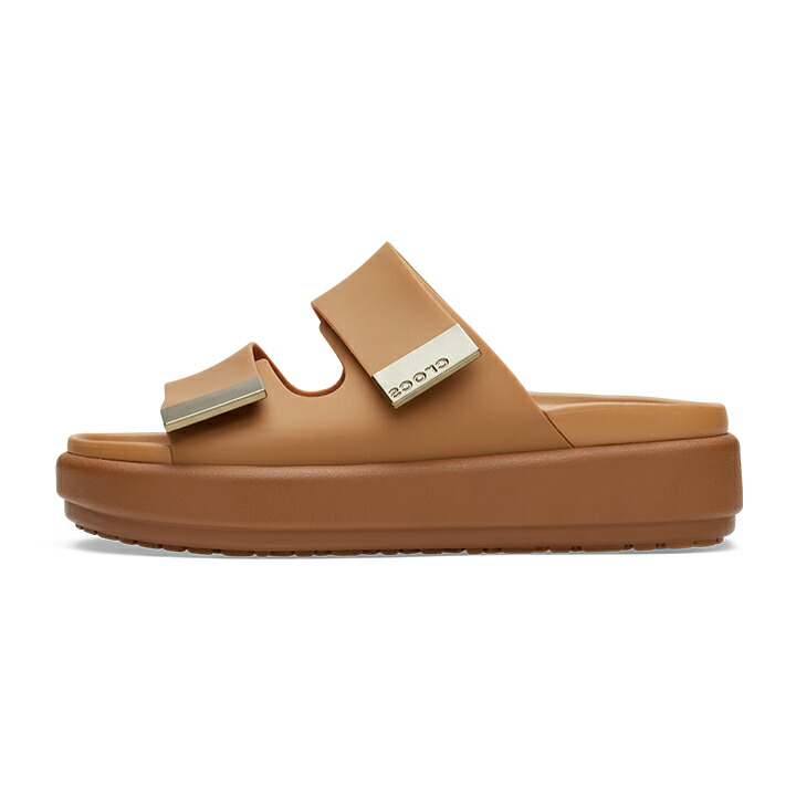 Crocs Women Brooklyn Luxe Sandal Tan / Tan US size W4 - W9 New | eBay