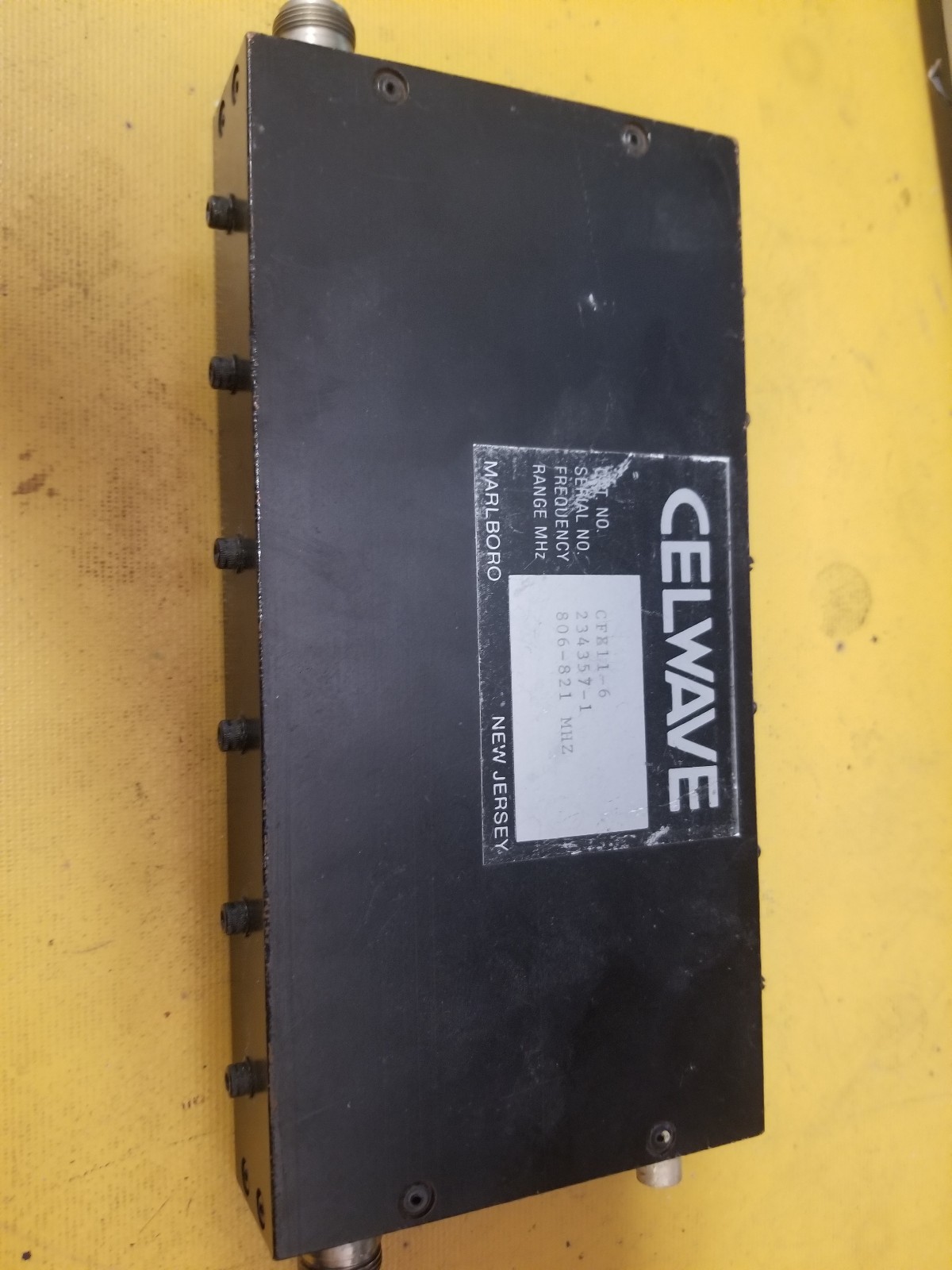 Tunable Celwave 806-821mhz Bandpass Filter CFx11-6 | eBay