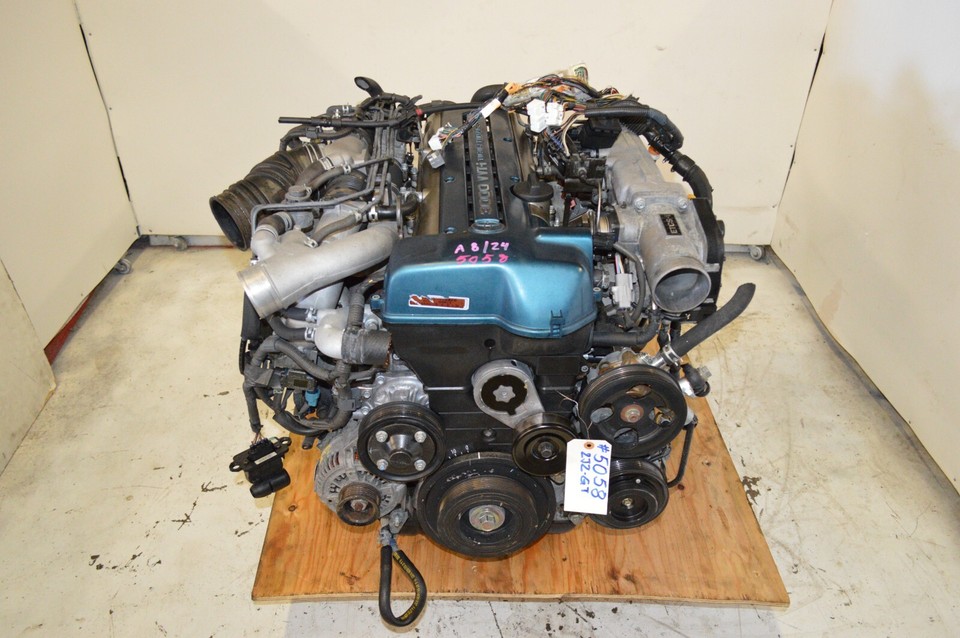 JDM TOYOTA 2JZ-GTE VVT-I TWIN TURBO MOTOR DOHC VVTI ENGINE AUTO ...