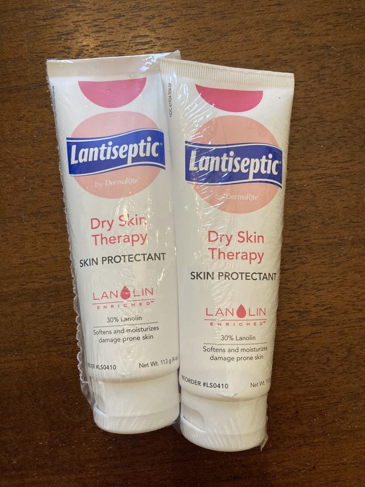 NEW 2 PACK DermaRite Lantiseptic Dry Skin Therapy Skin Protectant Cream ...