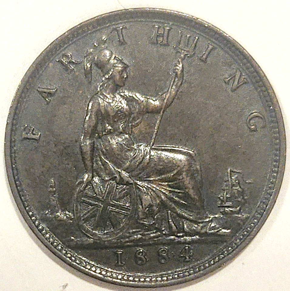 **Great Britain** 1884 Farthing ** 1/4 Penny **Victoria* | eBay