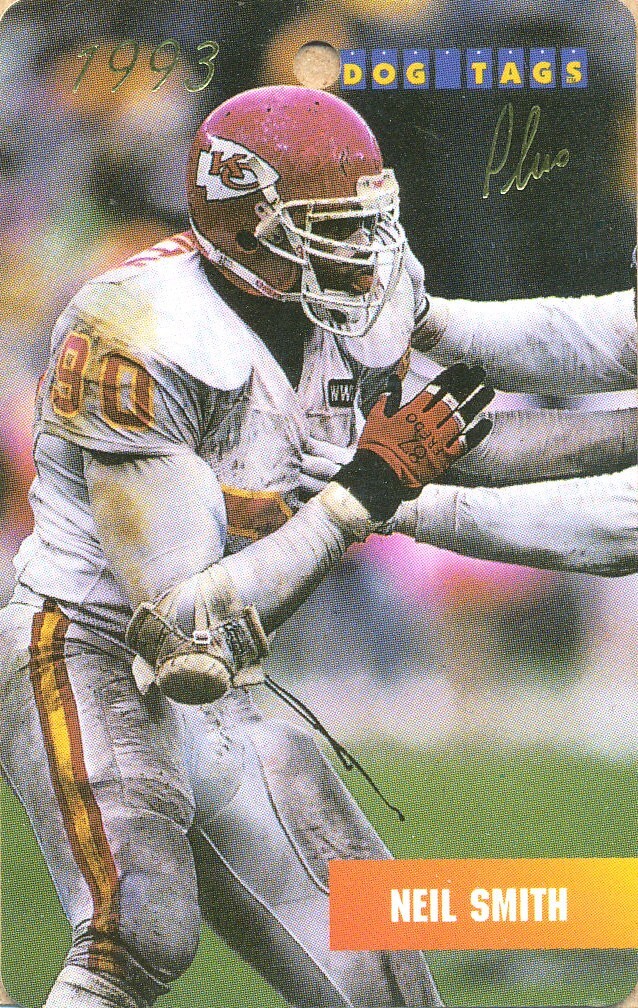 DOG-TAGS Neil Smith CHIEFS Nebraska CORNHUSKERS | eBay