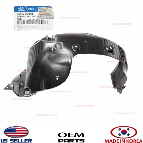 Genuine OEM Hyundai 86812 2v000 Front Wheel RH Guard Assembly Fender ...