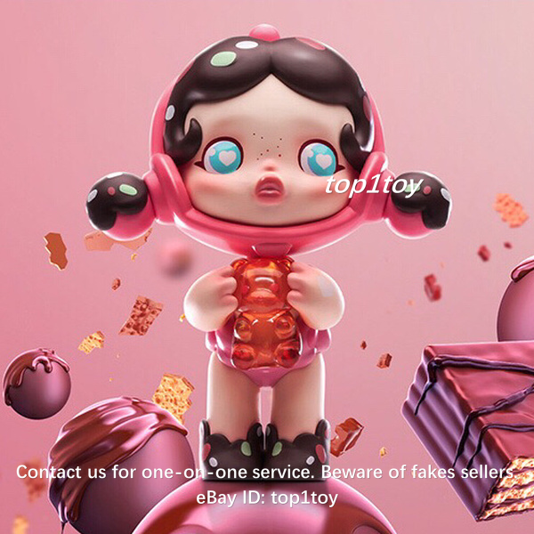 POP MART x SKULLPANDA Candy Monster Town Gummy Bear Baby Toy Mini ...