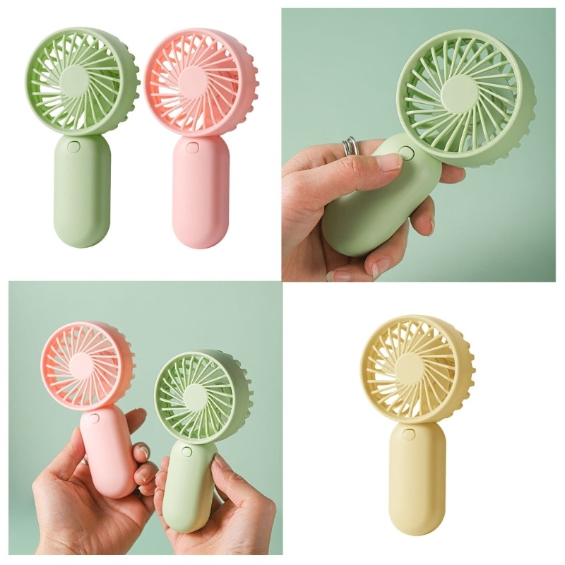 Portable Mini Fan Handheld Small Handheld Fan Travel AM4 Battery ...
