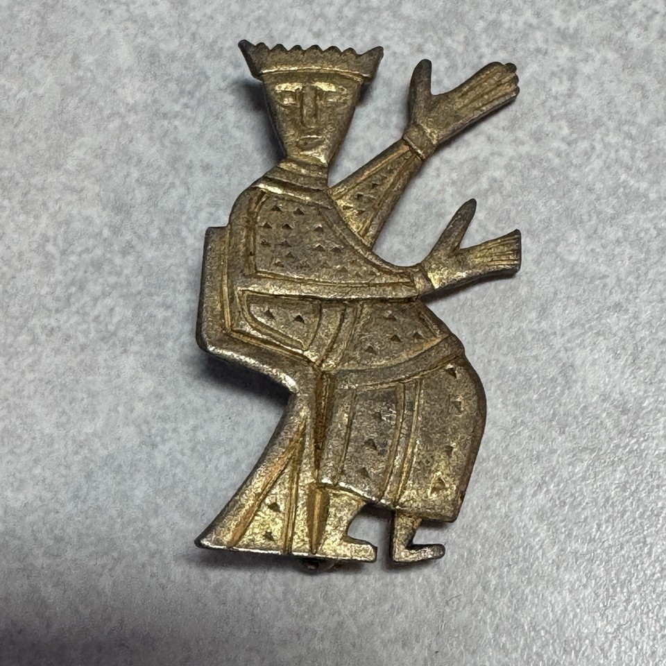 Vintage Replica Medieval Pilgrim Badge Middle Ages English King Crown ...