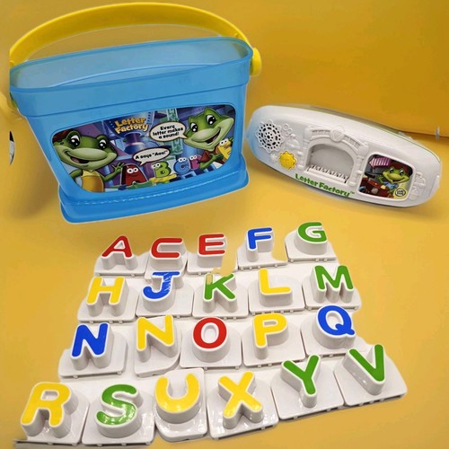 LeapFrog Letter Factory Phonics Magnetic Alphabet Toy Bucket & 21 ...