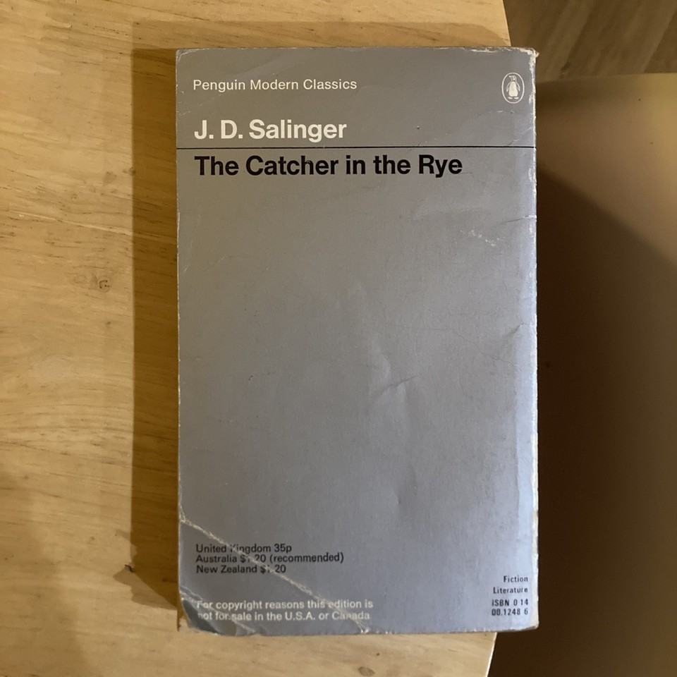 The Catcher in the Rye - JD Salinger 1973 Penguin Modern Classics ...