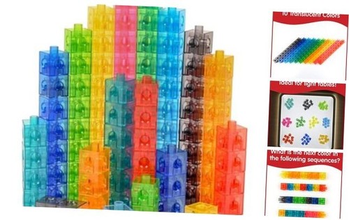 Translucent Linking Cubes - Construction Toy for Early Math - Set of 100 - | eBay