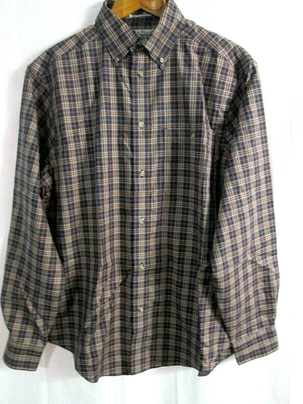 Gander Mtn. Medium Plaid Cotton Long Sleeve Flannel Shirt | eBay