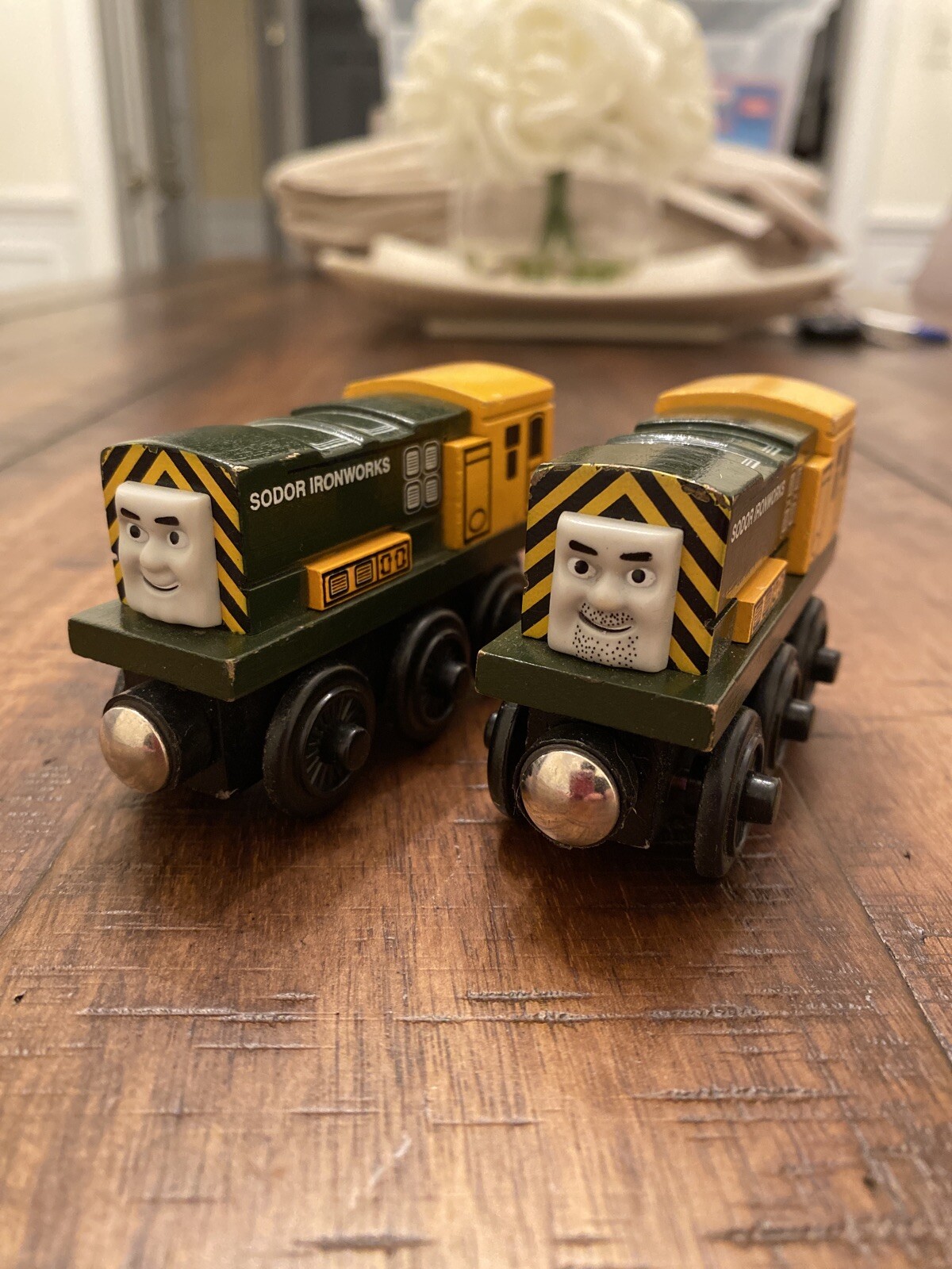 Thomas and & Friends~ wooden ~ Iron 'Arry and Iron Bert & Original Box ...