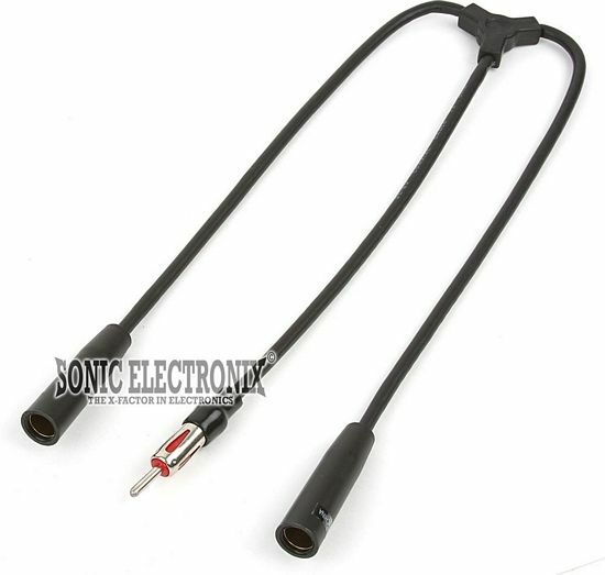 Metra 40-UV43 Universal Dual Antenna Adapter for Vehicles with Two ...