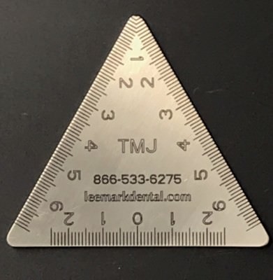 TMJ TriMeasure Dental instrument ruler Tri-measure Autoclavable ...