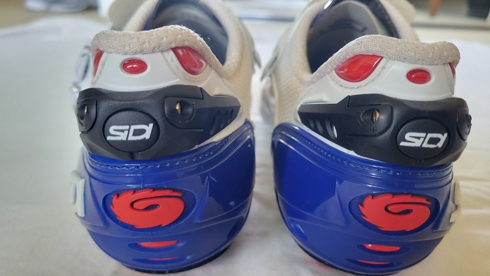 SiDi Genius 6.6 SP Carbon Vent sole White/Blue Sz 47 EU / 12 US | eBay