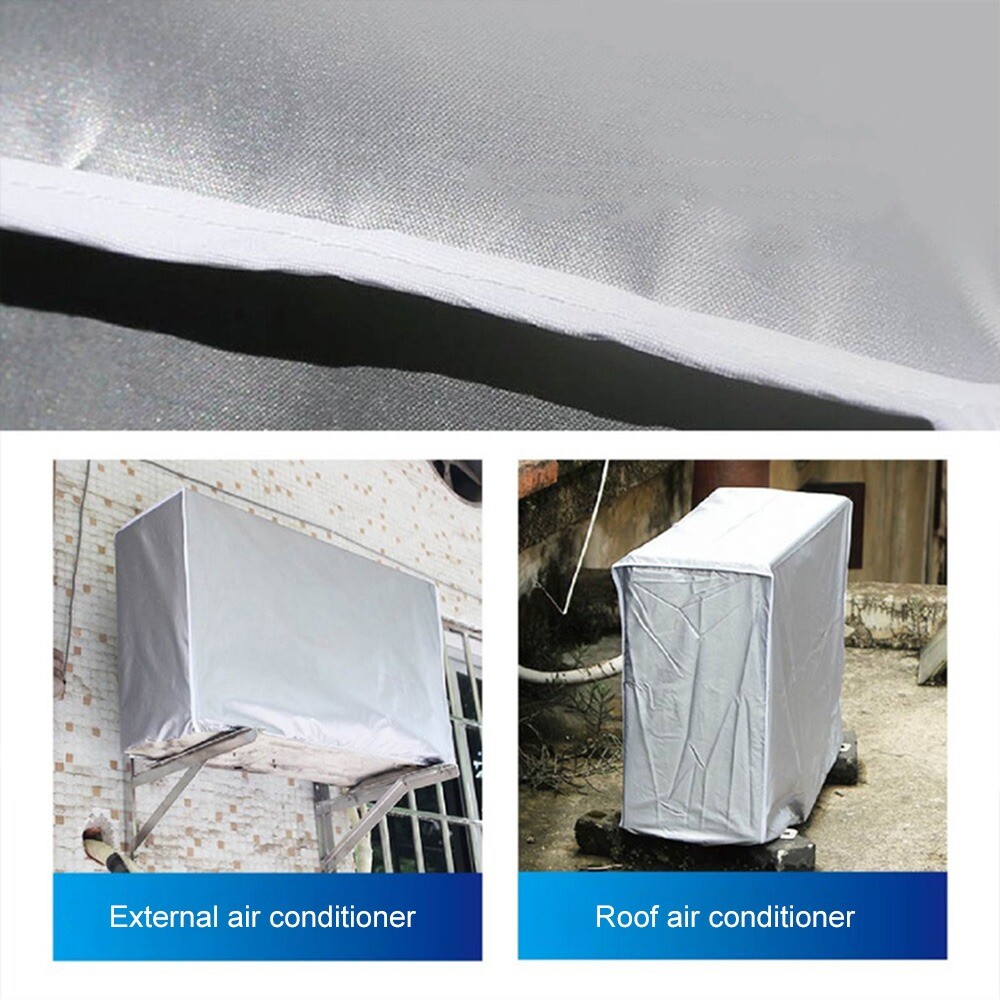 Outdoor Air Conditioner Cover Protector Anti-Dust Anti-Snow Sunproof ...