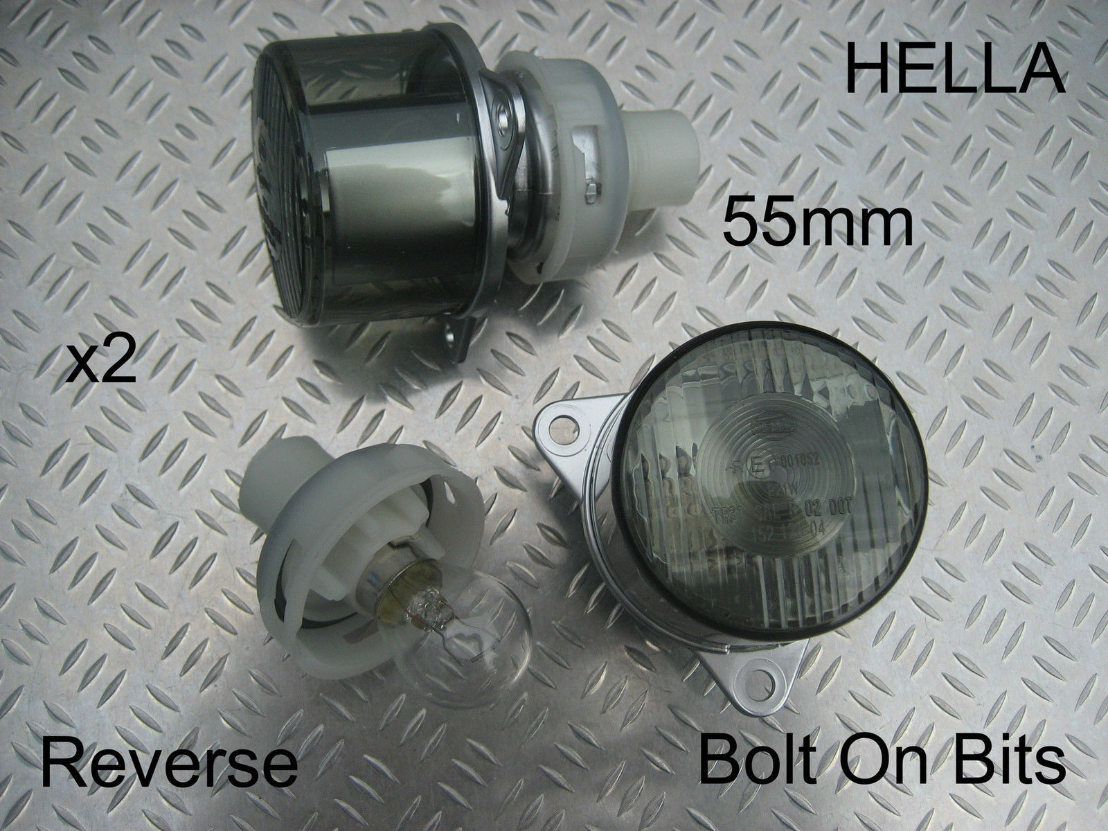 2 HELLA Reverse Light/lamps 55mm Kit car/westfield/caterham/custom ...