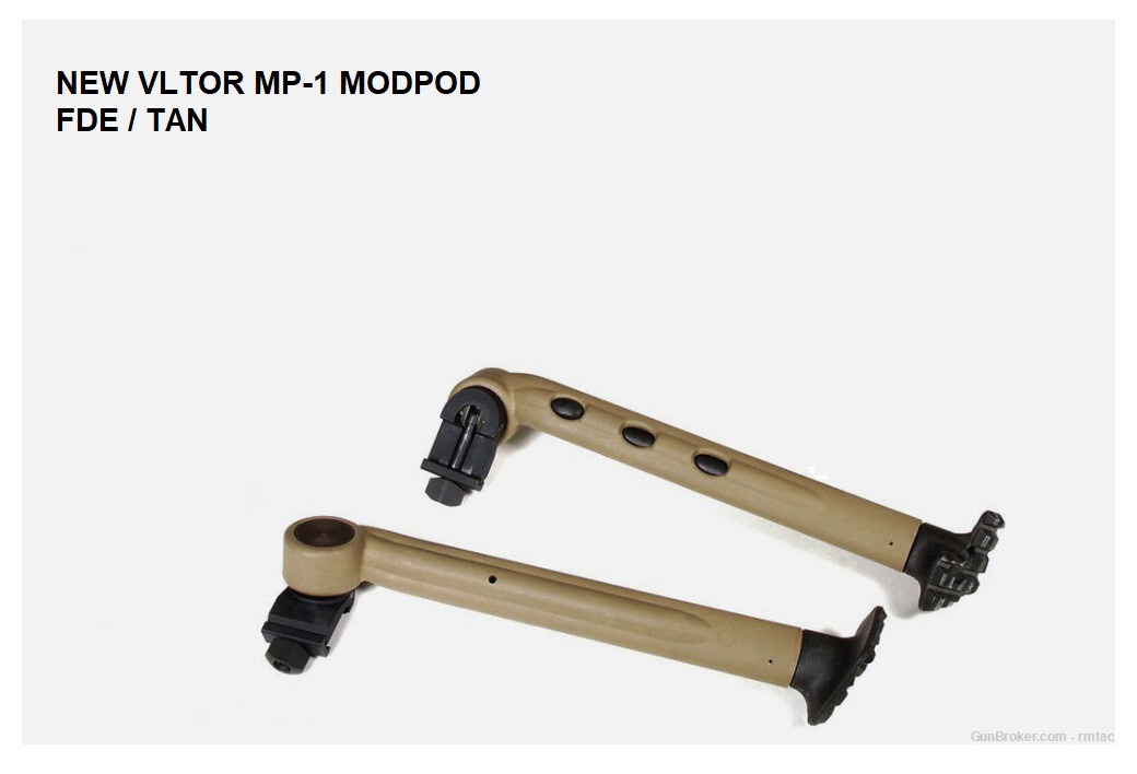 VLTOR MODPOD MP-1 FDE / TAN - Low Profile Lightweight Bipod - NEW! | eBay