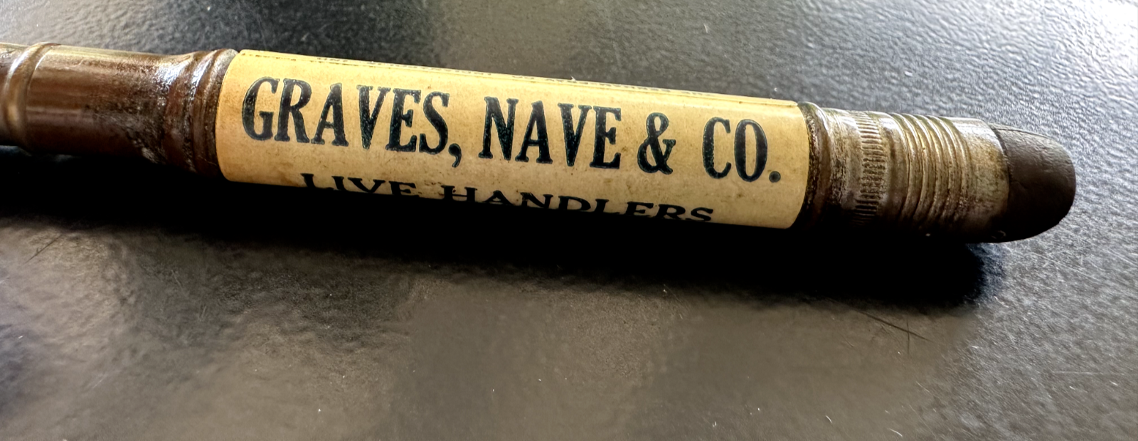 Bullet Pencil Graves Nave & Co. Live Handlers Of Livestock Indianapolis ...