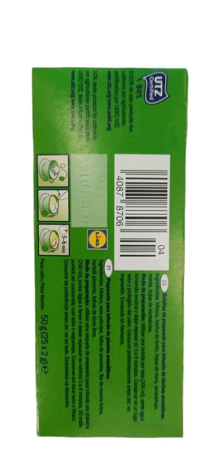 LORD NELSON Bio Chá 6 Important Herbal mixed Immuno boosting Tea from ...