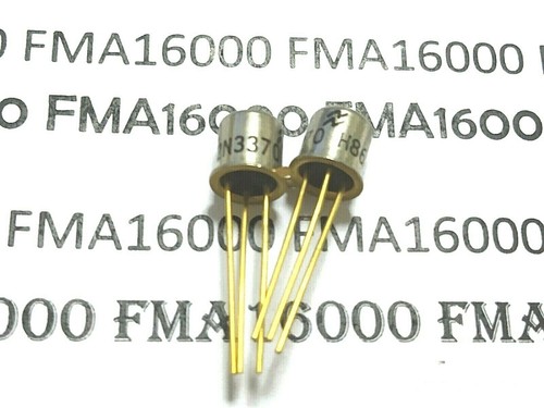2N3370 JFET, N-CH Gold Pins Transistor ORIGINAL National Semiconductor ...