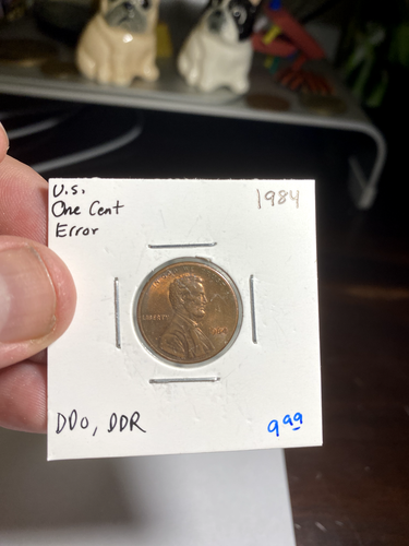 1984 P United States 1 Cent Error Coin - DDO / DDR | eBay