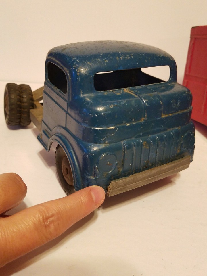 Vintage STRUCTO TOYS Structo TRANSPORT C 3044 CAB & TRAILER | eBay