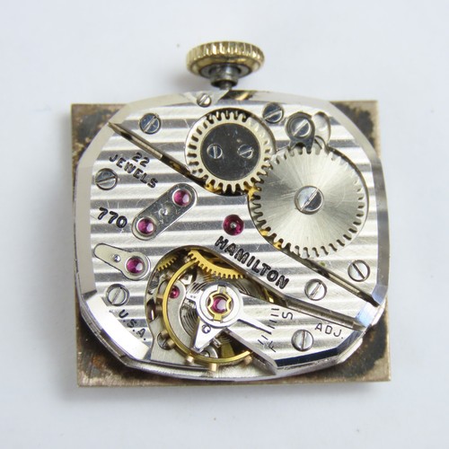 Hamilton 22 Jewels Men’s Vintage Model 770 Mechanical Wristwatch ...