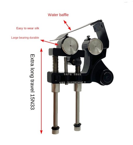 CNC Wire Cutting Machine Parts Tightening Double Guide Wheel Tensioning ...