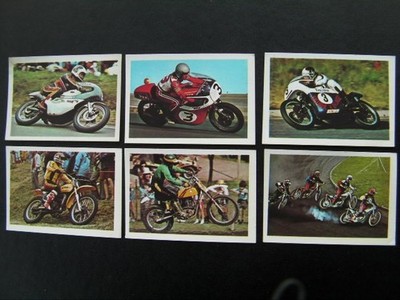 RARE COLLECTIBLE ADESTOR / TORAS HOSTENCH SO MOTORBIKE CARDS / STICKERS ...