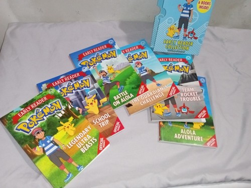 Official Pokemon Early Reader 6 Books Box Collection Set Full Color ...