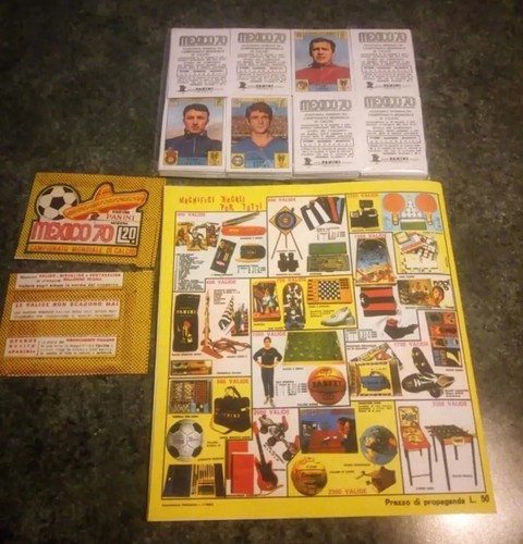 MEXICO 70 PANINI Empty Album + COMPLETE Card Set sticker 1970 Copy 74 ...