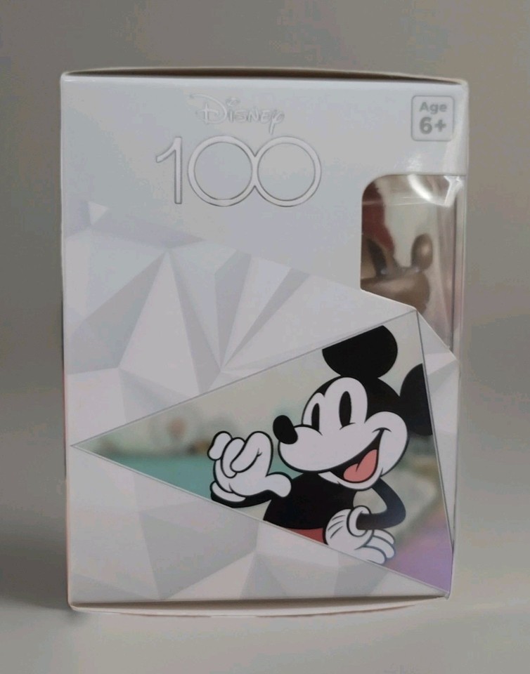 DISNEY LIMITED EDITION 100th ANNIVERSARY MINI BOBBLE HEAD SILVER MINNIE ...