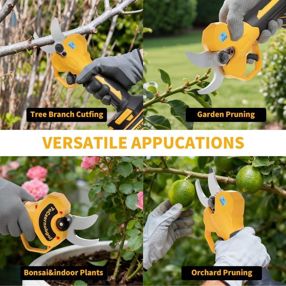 Pruning Shears, Cordless Power Pruner with 1.4 Inch Cutting Diameter ...