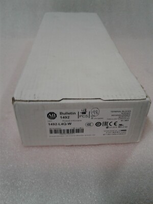 Qty 48 - Allen Bradley 1492-L4Q-W Series B Terminal Block - Lot of 48 ...