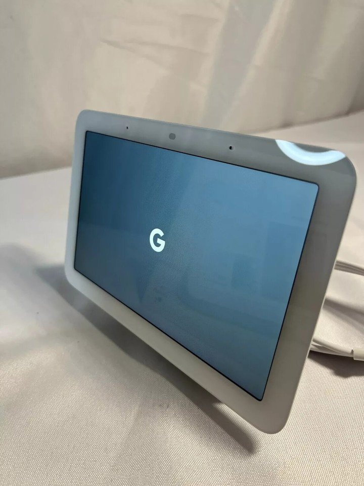 Google Nest Hub 2nd Gen, Chalk Bluetooth Google Assistant Smart Speaker ...
