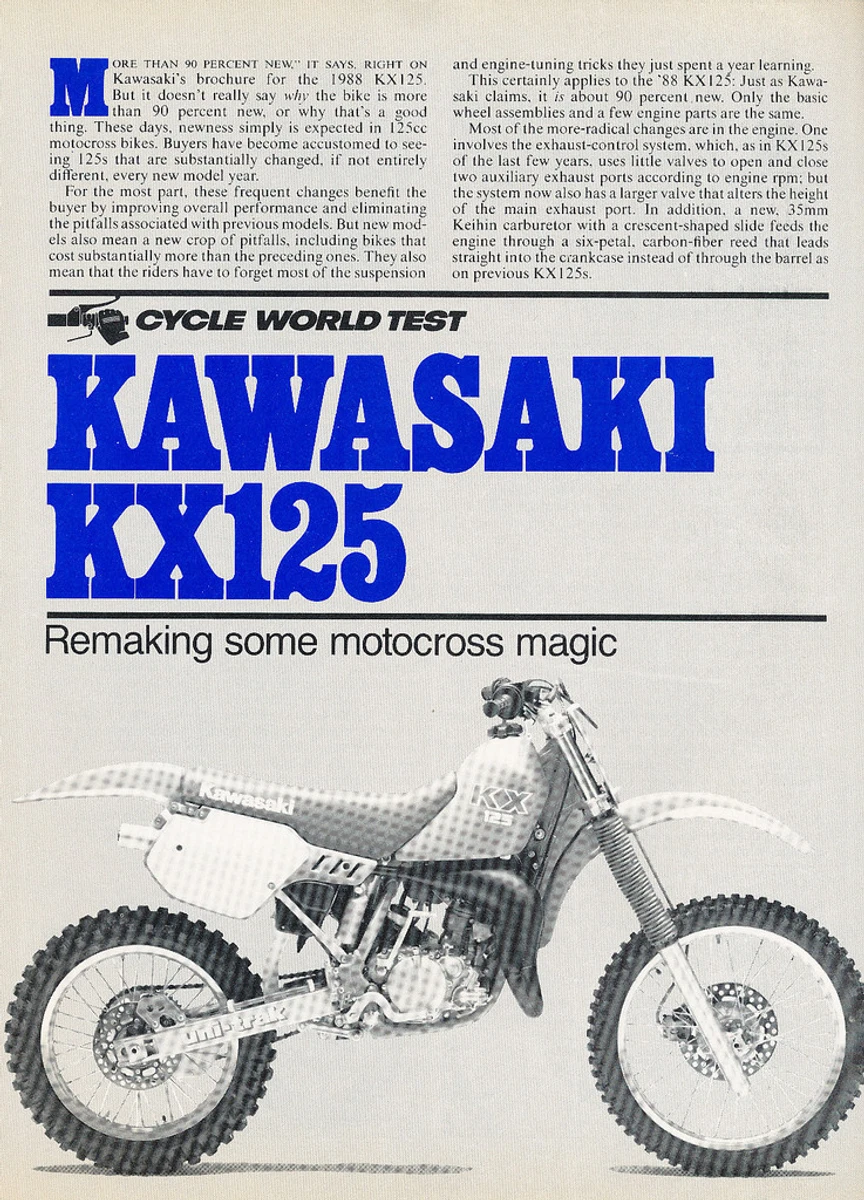 1988 Kx 125