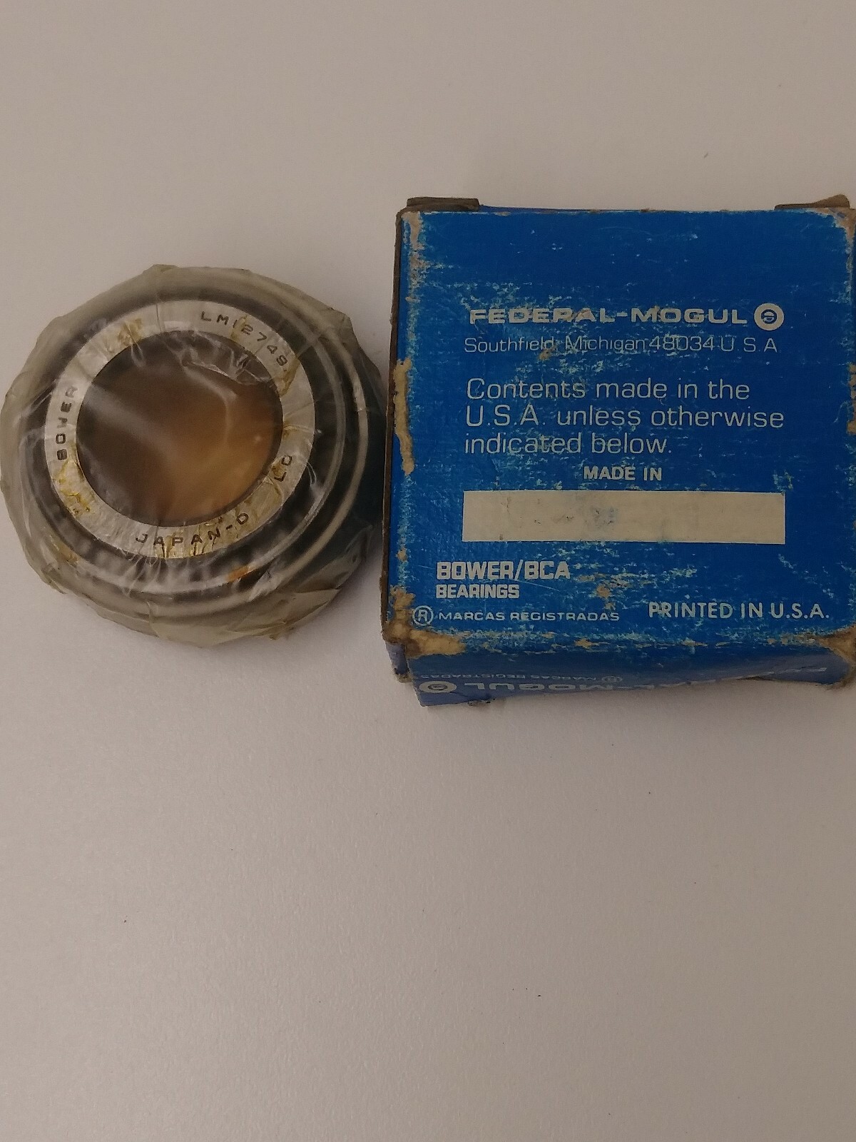 NTN Bower A12 SET12, LM12749 LM12710 bearing set, made in Japan. New ...