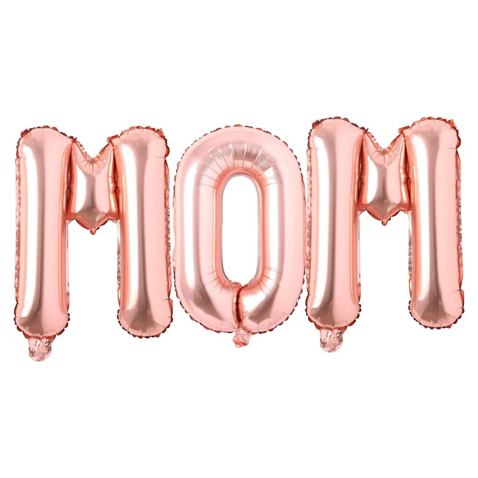 Mothers Day Foil Balloons Best MOM MUM Air Balloon Birthday Party Love ...