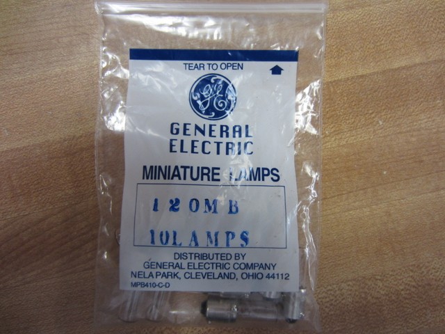 GE 120MB Miniature Lamp Light Bulb 120v 3w for sale online | eBay
