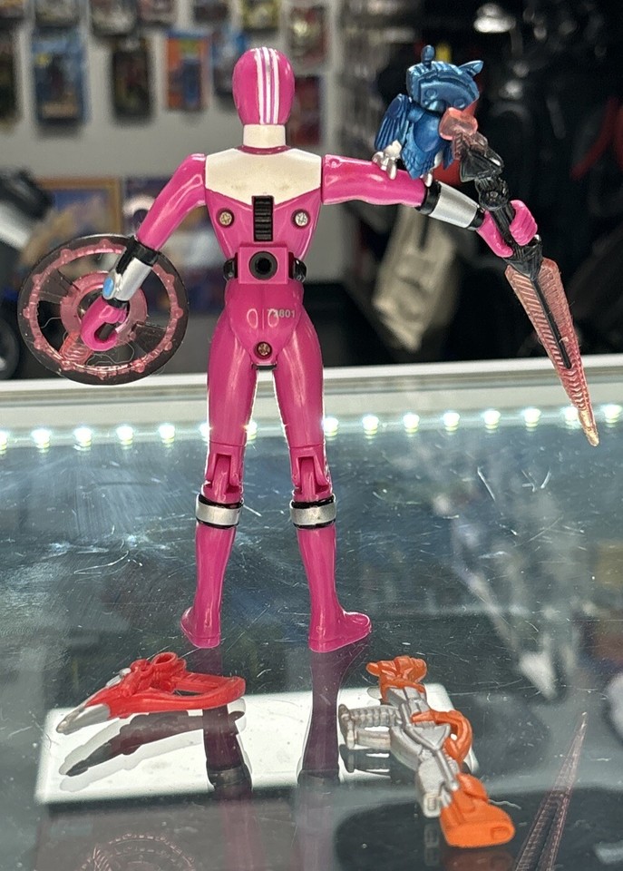 Power Rangers Time Force PINK TF FIGHTER 5.5" Figure COMPLETE | eBay