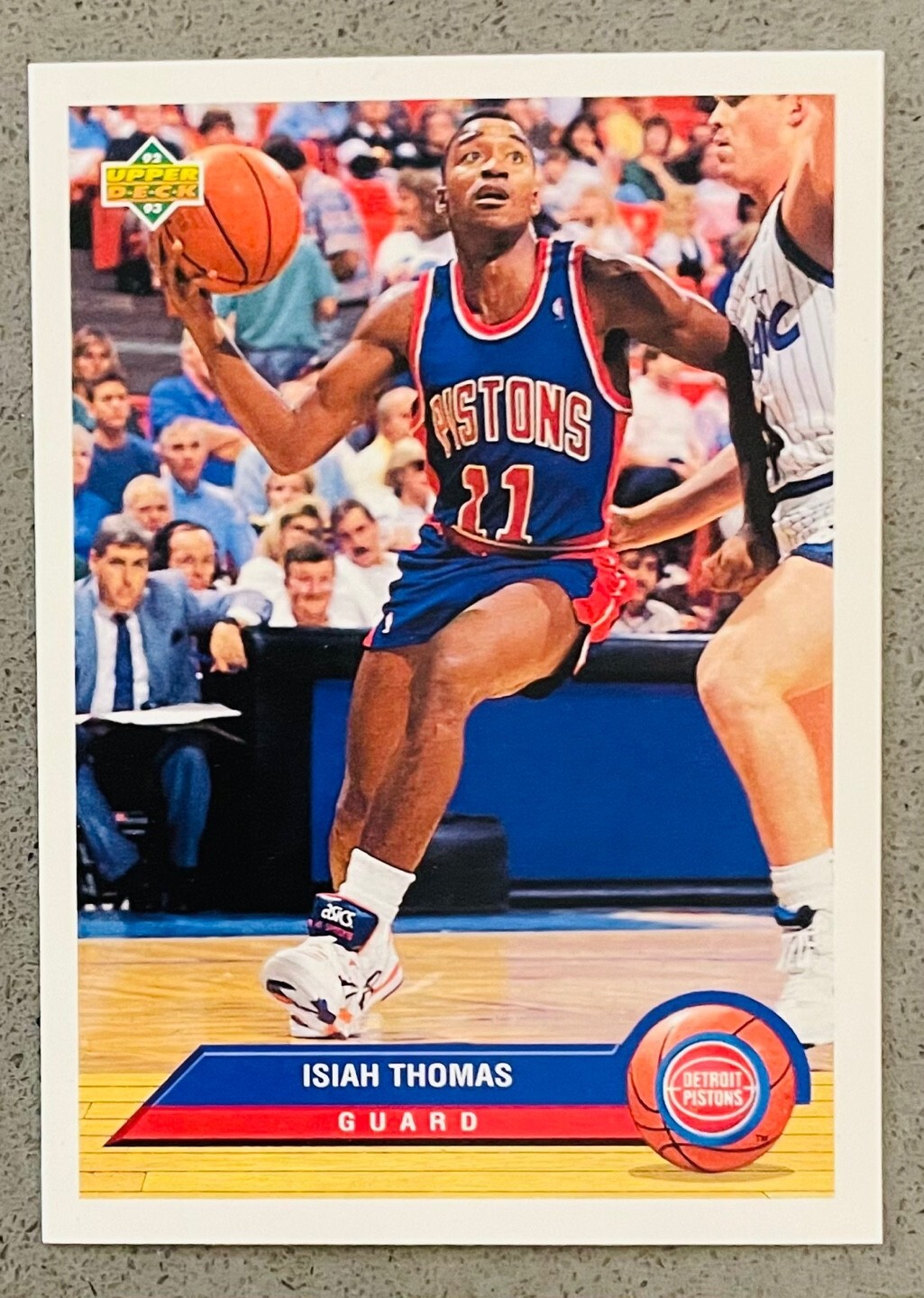 1992-93 Upper Deck Basketball NBA #P12 Isiah Thomas Base Trading Card ...