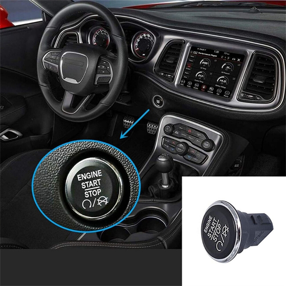 Engine Start Stop Switch Button for 2009-13 Dodge Challenger Jeep Grand ...
