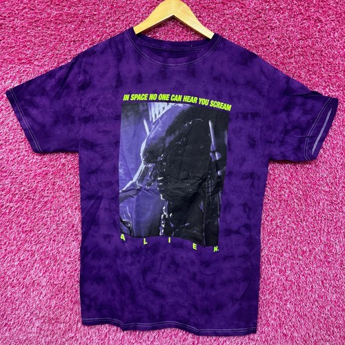 Alien Xenomorph Space No One Can Hear You Scream Tie Dye M | eBay