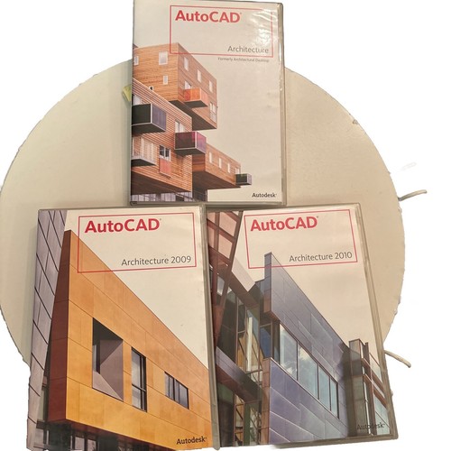 LOT 3x Autodesk AutoCAD Architecture 2008 09 10 DVD Media Cdkey N/A | eBay