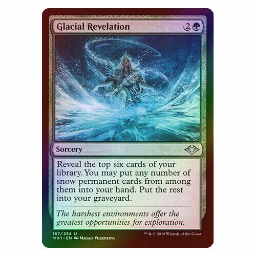 Glacial Revelation - FOIL - NM/M - Modern Horizons - MTG | eBay Australia