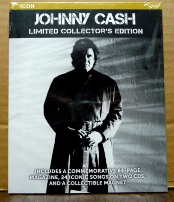 JOHNNY CASH Icon Limited Collector's Edition 2-CD 64 Page Booklet ...