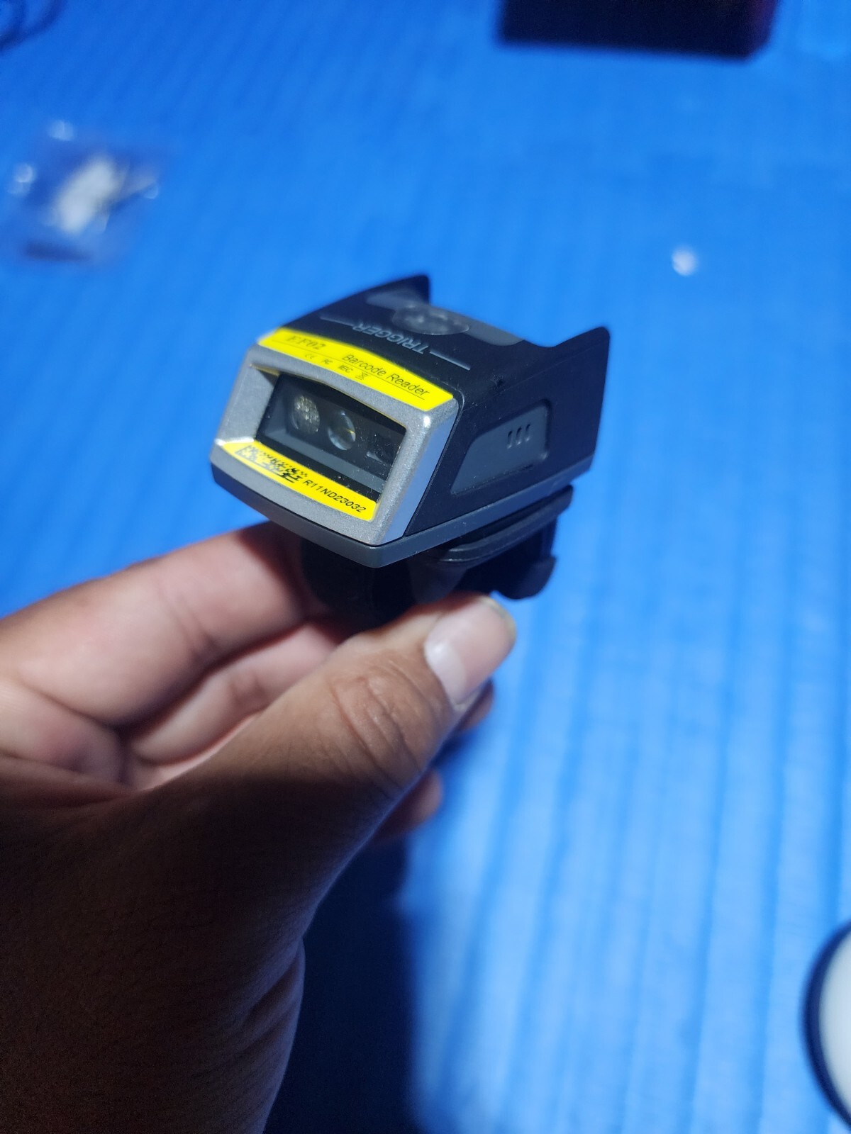 Posunitech 2D Ring Barcode Scanner Bluetooth with 2D QR Zebra SE4107 ...