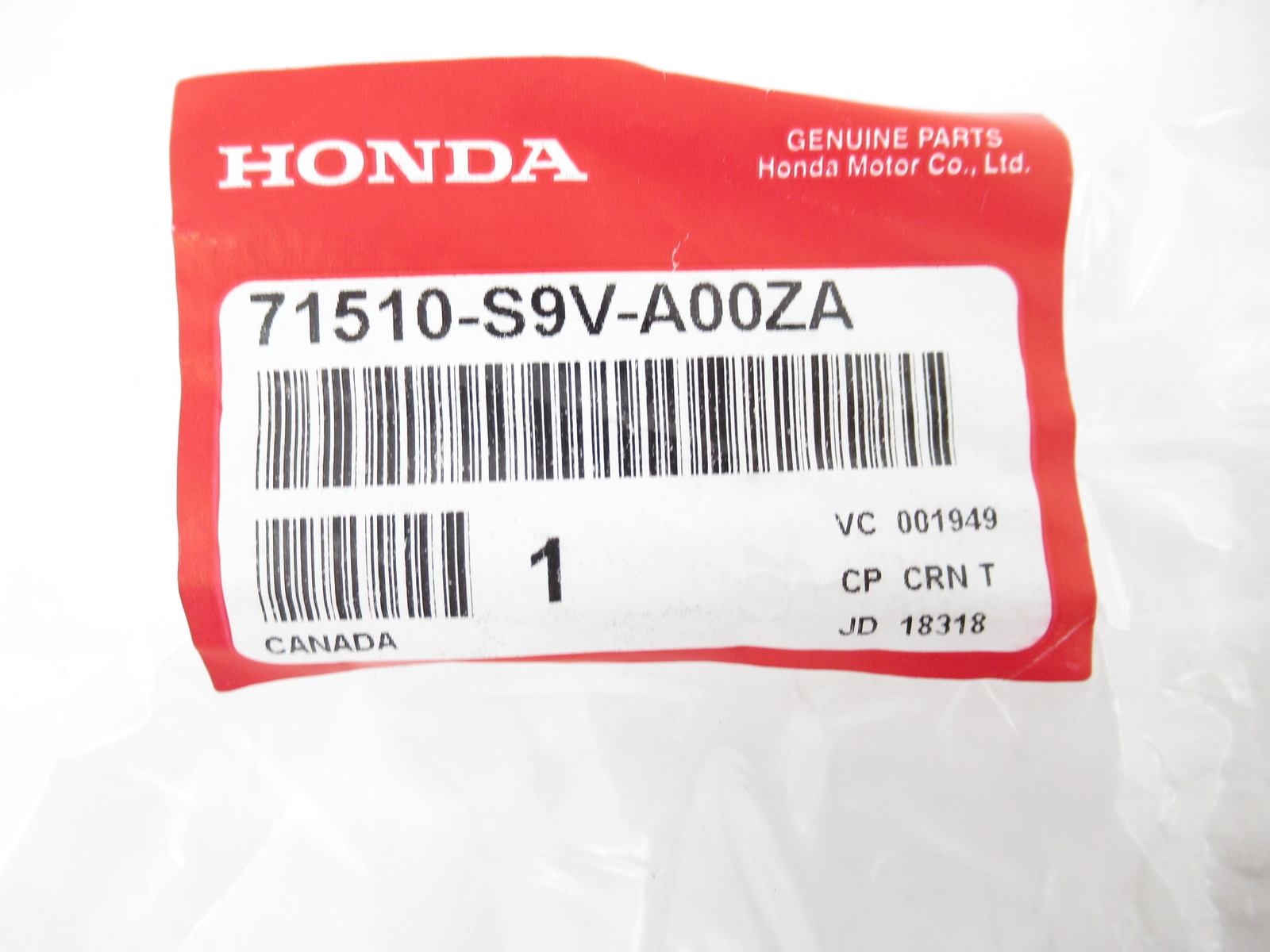 Genuine OEM Honda 71510-S9V-A00ZA Rear Bumper Step Pad 2003-2008 Pilot ...