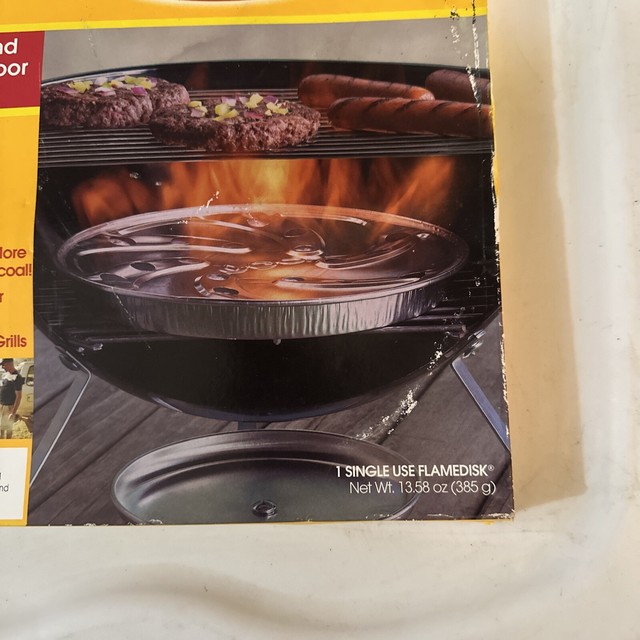 2 BIC FlameDisk Portable Outdoor Grilling Simple Flame Disk Charcoal ...